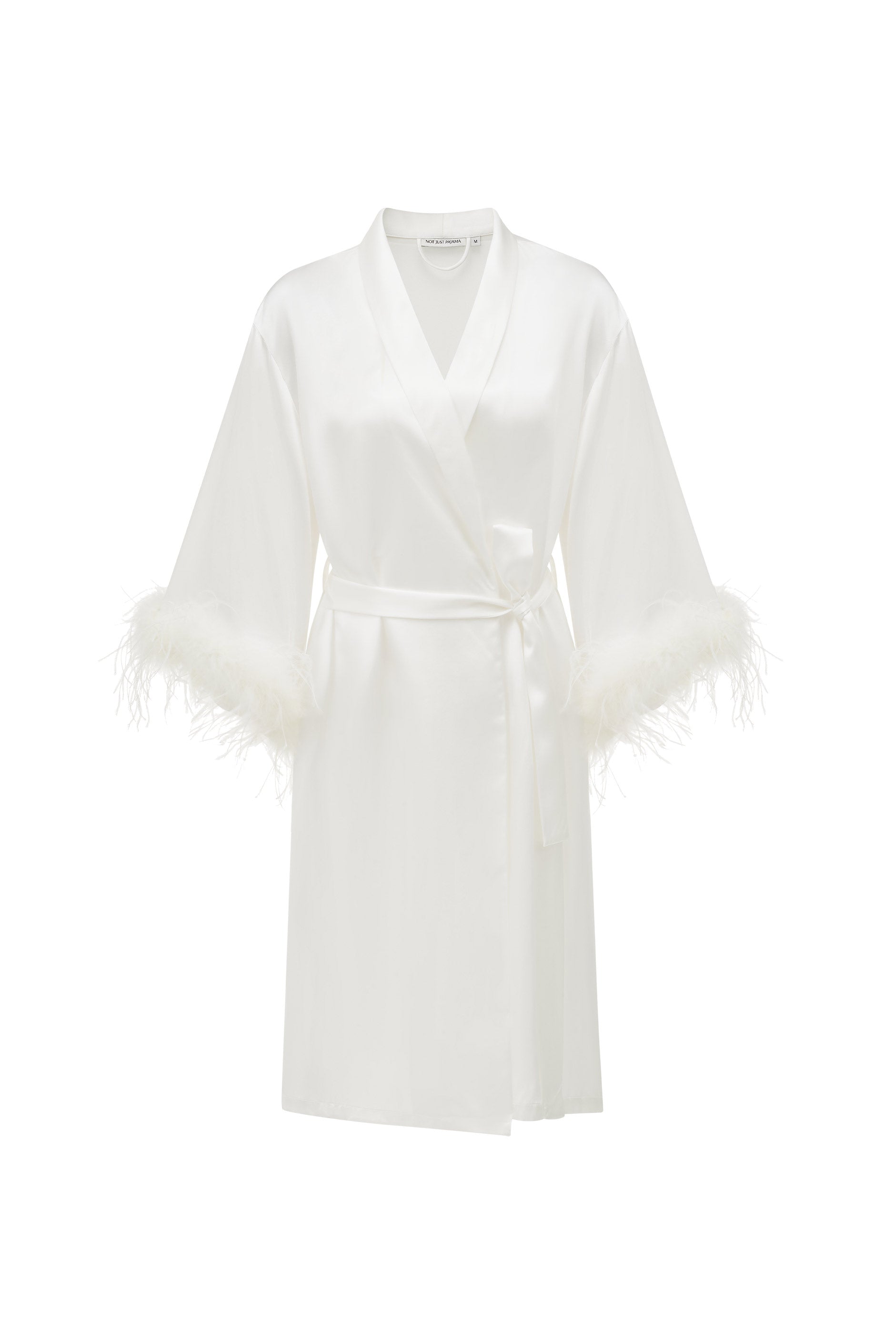 Bride-To-Be Feathered Silk Robe | Perfect for Weddings & Holiday ...