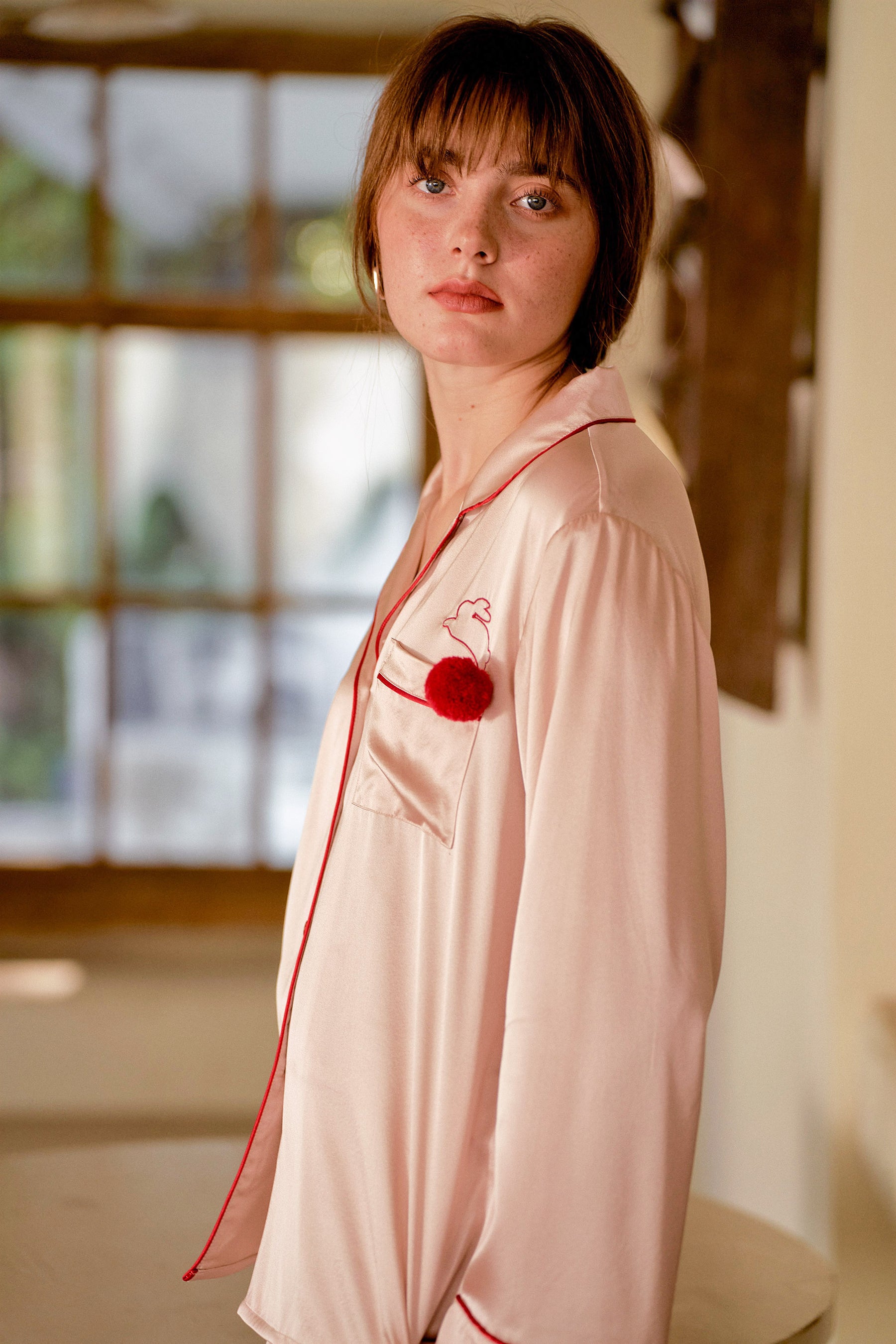 Binky Bunny Edition Silk Pajamas Set – Not Just Pajama